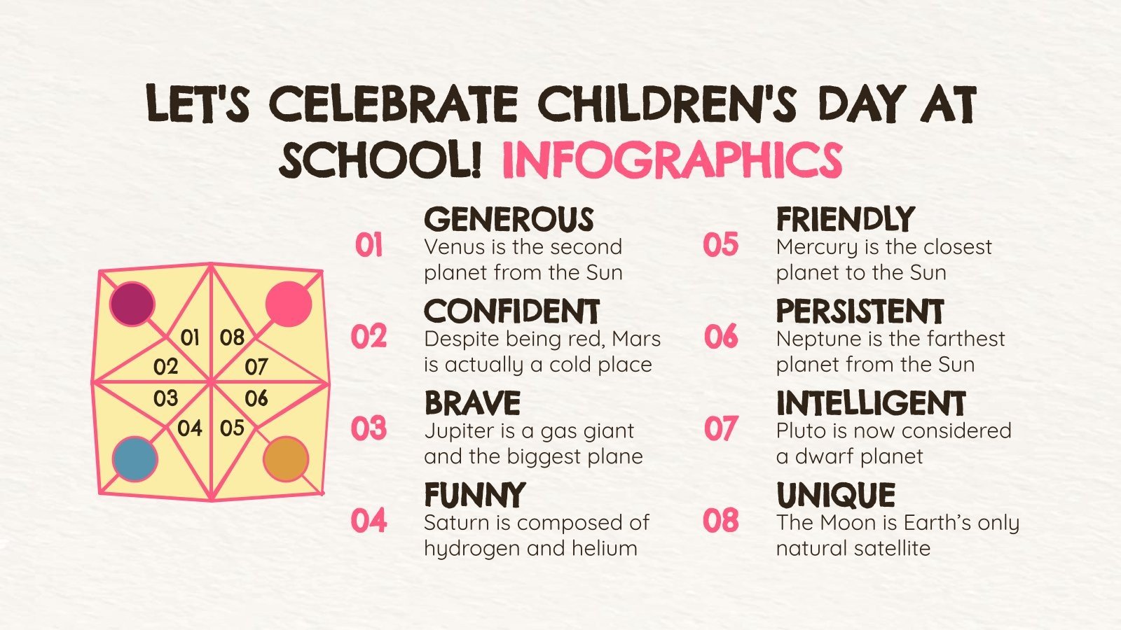 Let's Celebrate Children's Day at School! Infographics