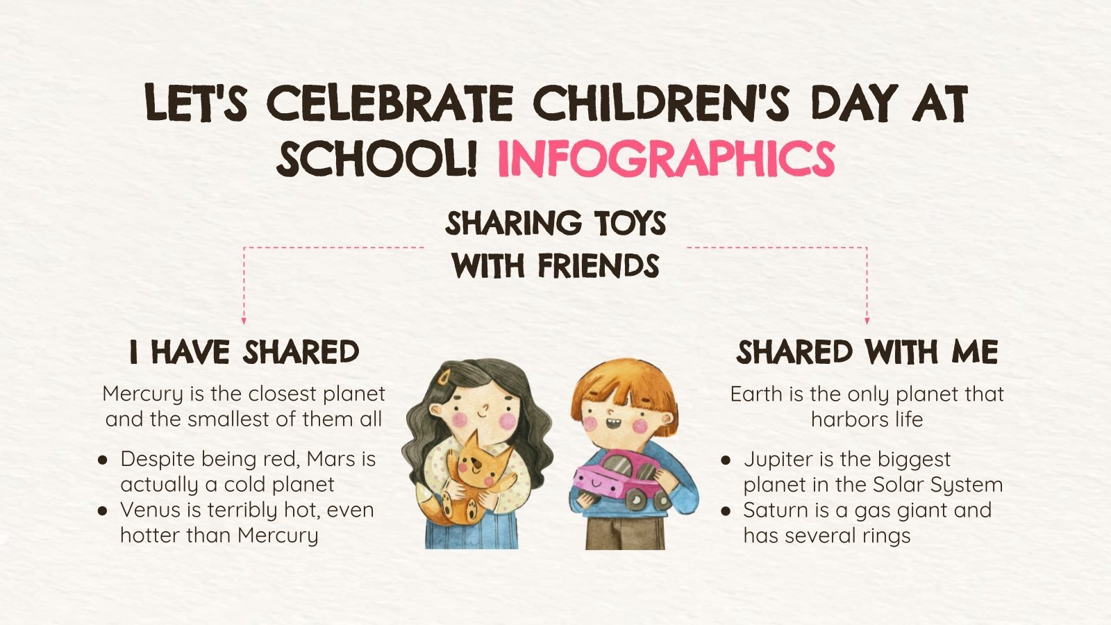 Let's Celebrate Children's Day at School! Infographics