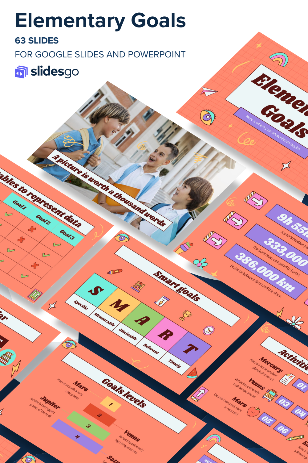 Elementary Goals | Google Slides & PPT
