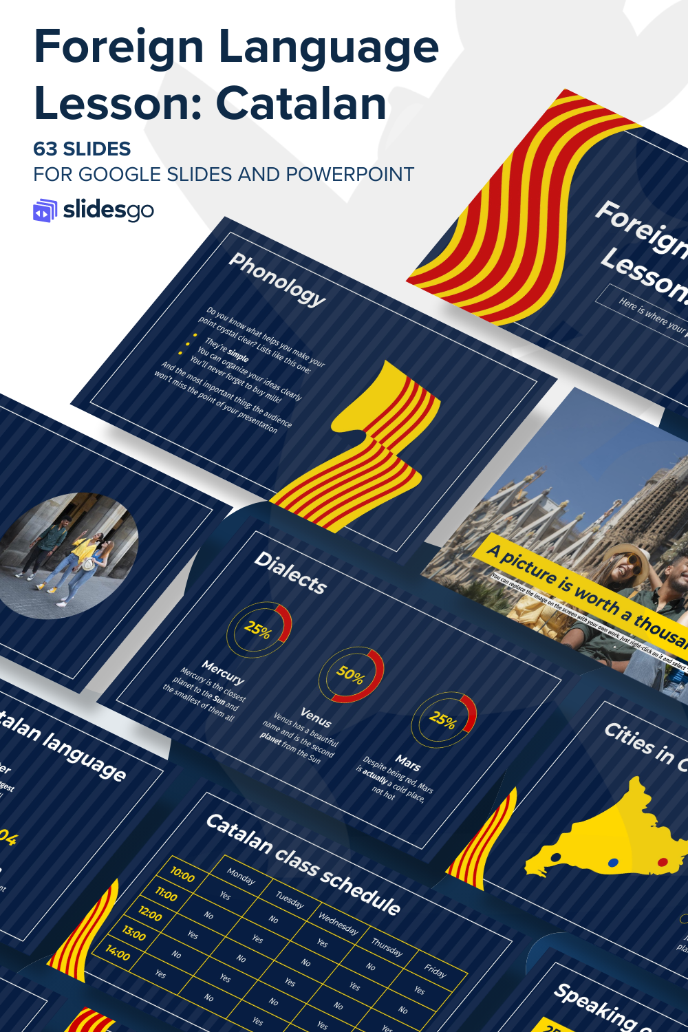 Foreign Language Lesson: Catalan | Google Slides & PPT