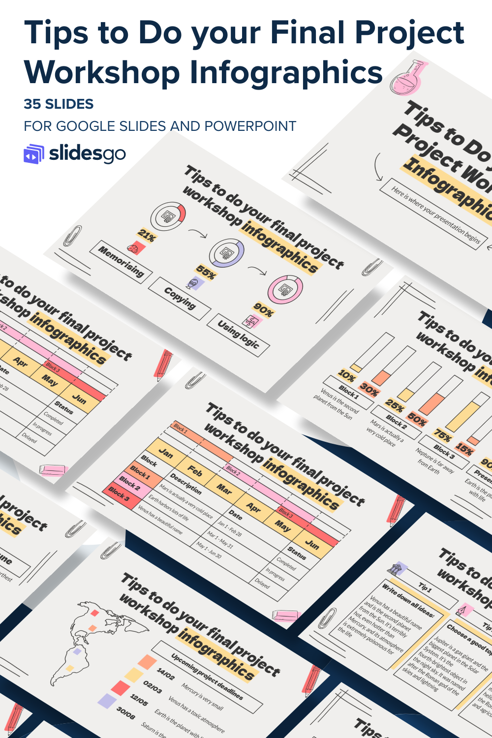 Tips to Do your Final Project Workshop Infographics