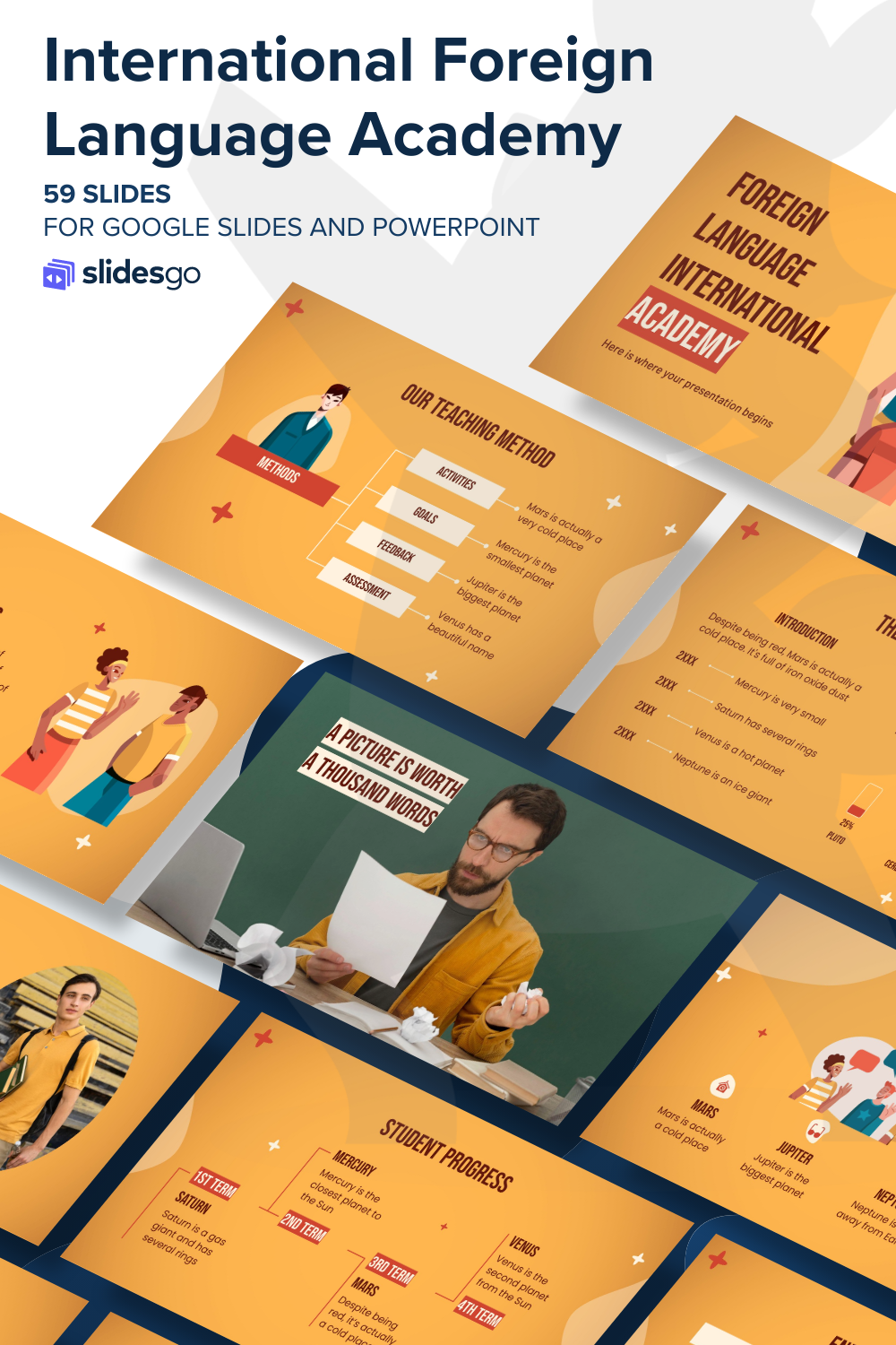 International Foreign Language Academy | Google Slides & PPT