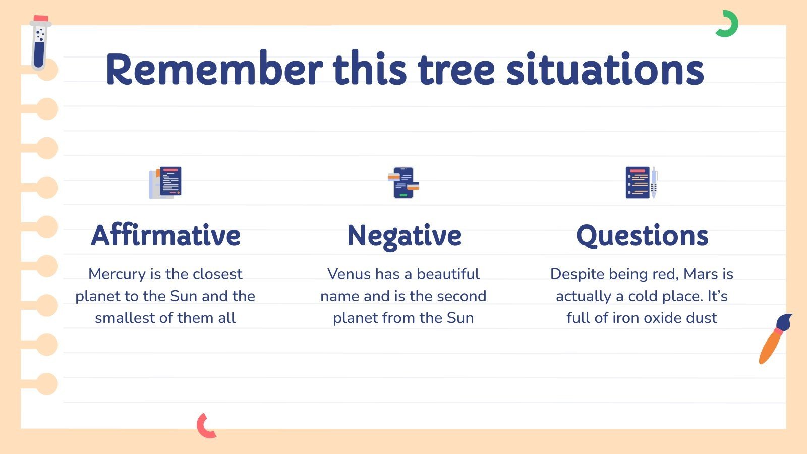 Verbs - English Grammar Lesson 2 | Google Slides & PPT