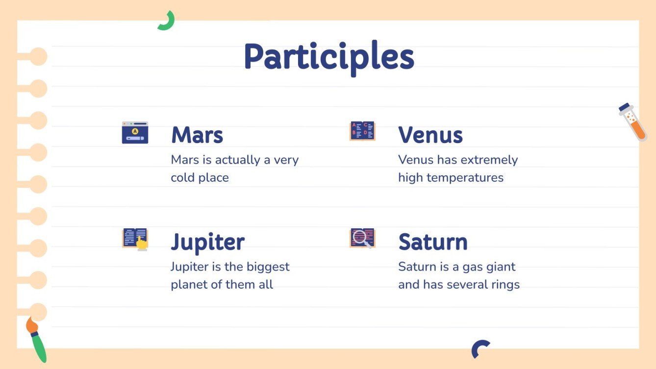 Verbs - English Grammar Lesson 2 | Google Slides & PPT