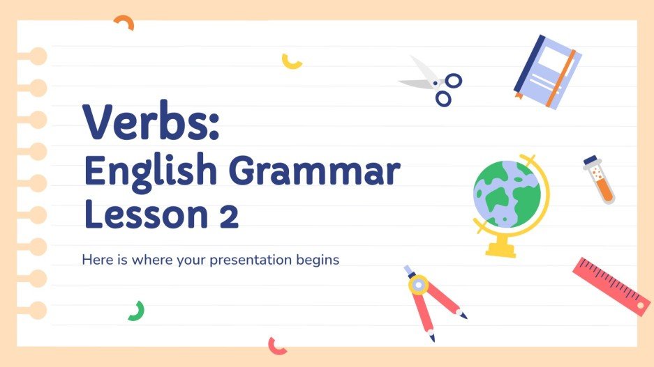 Plantillas gratuitas de Google Slides y PPT sobre gramática