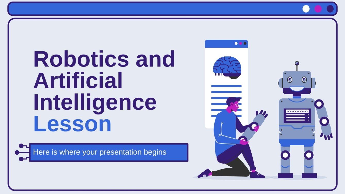 Robotics and Artificial Intelligence Lesson | Google Slides