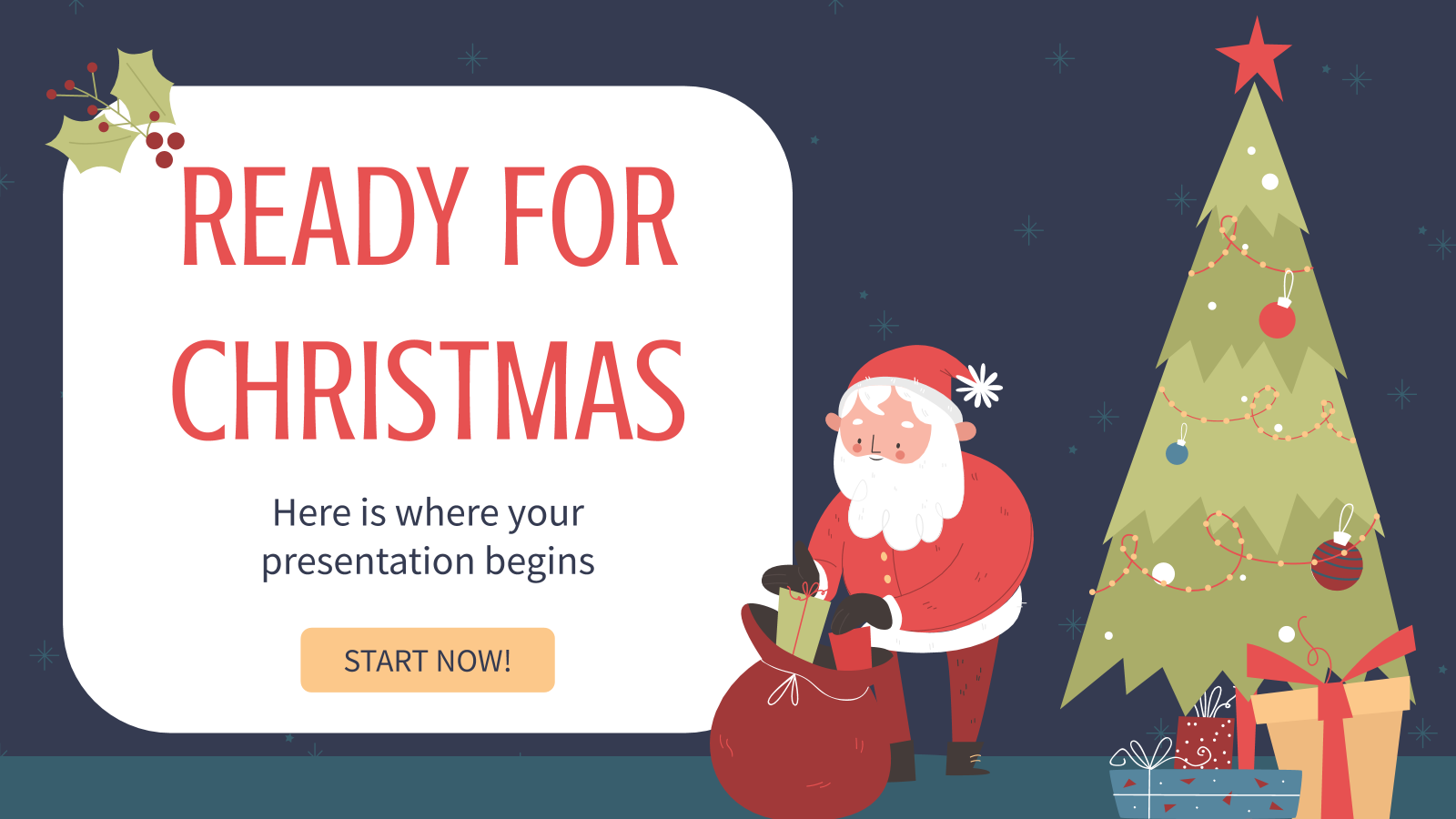 Google Slides Christmas Template