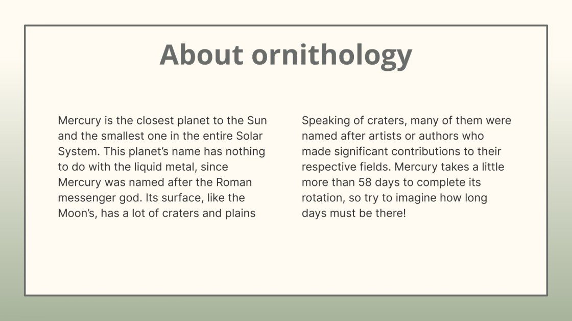 Study of Types of Birds for College: Ornithology