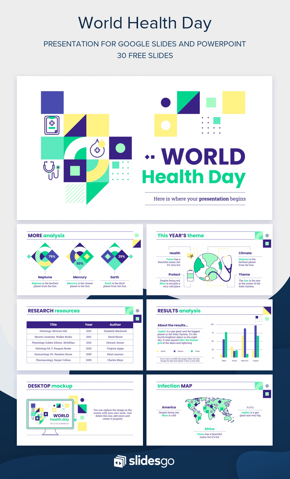 World Health Day | Template for Google Slides and PowerPoint