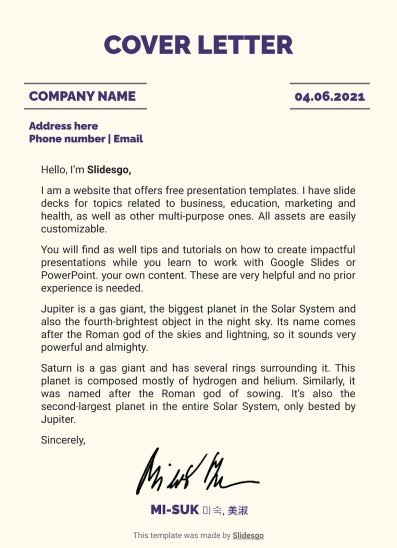 Korean Style Professional CV | Google Slides & PPT theme