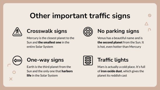 Traffic Signs and Rules Lesson for Elementary