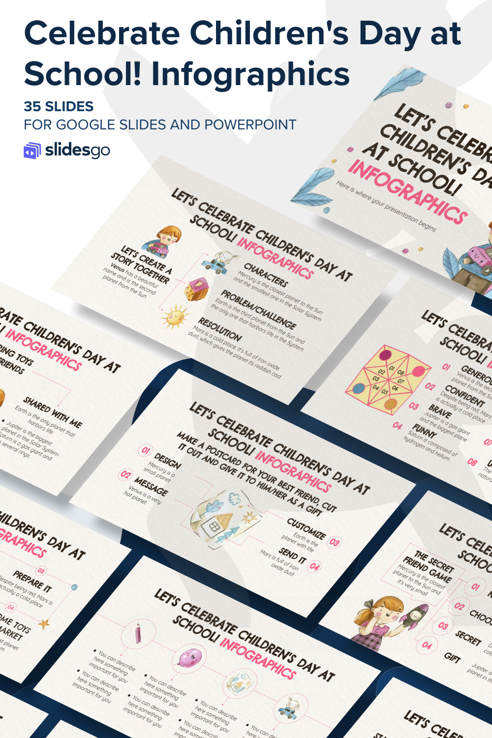 Let's Celebrate Children's Day at School! Infographics