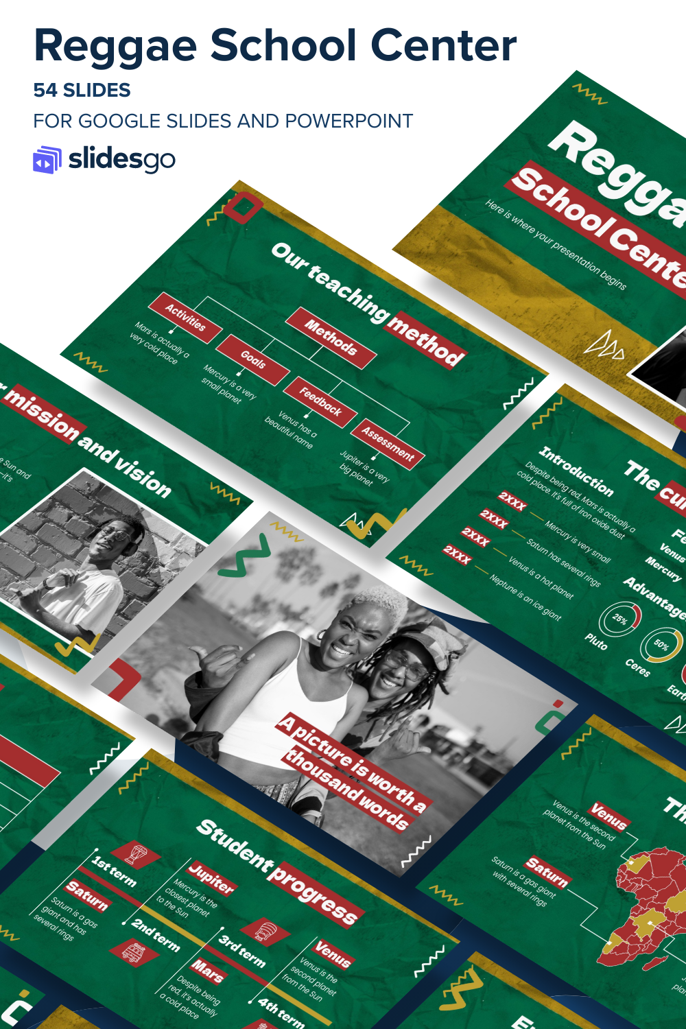 Reggae School Center | Google Slides and PowerPoint