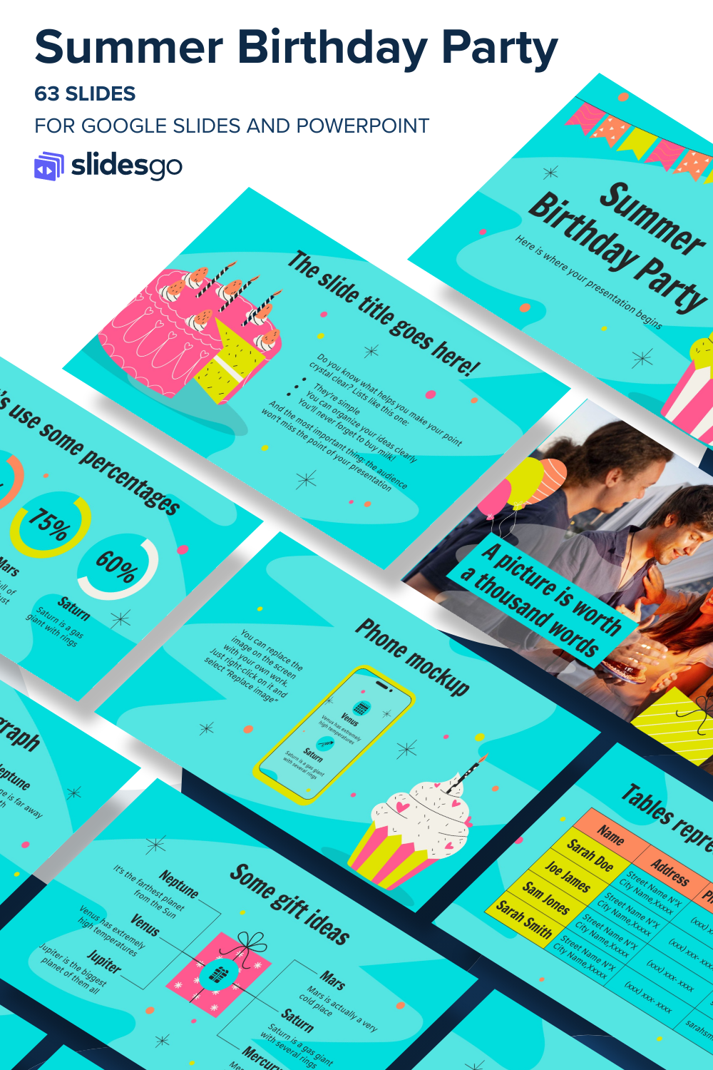 Summer Birthday Party | Google Slides & PowerPoint