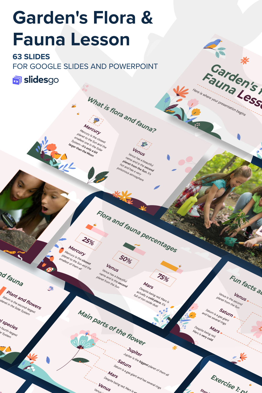 Garden's Flora & Fauna Lesson | Google Slides & PowerPoint