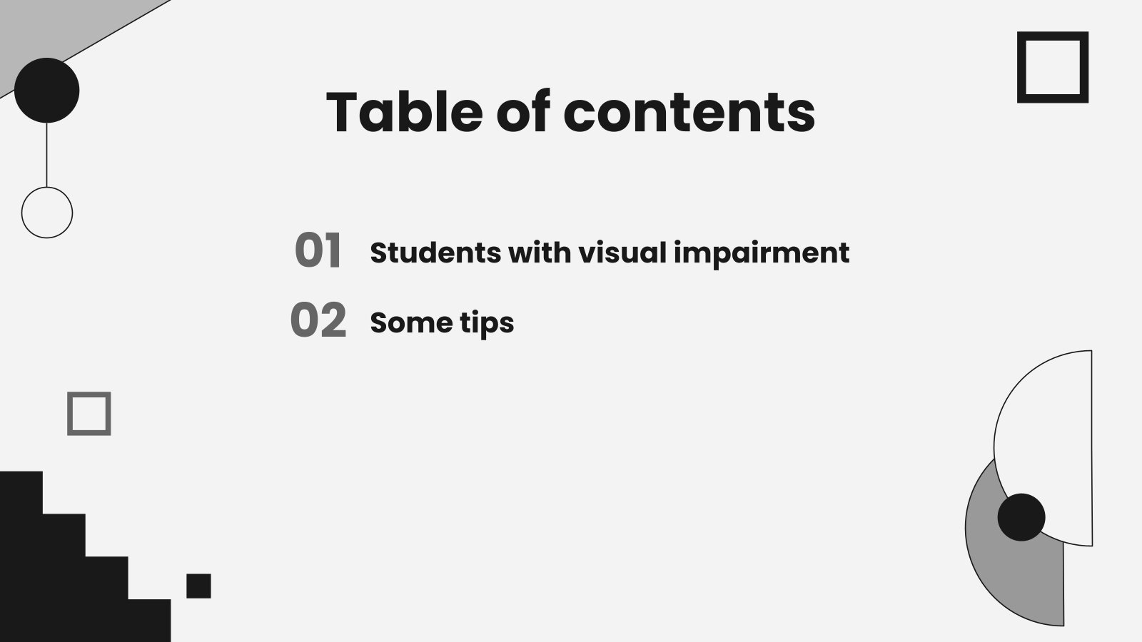 Students with Visual Impairment | Google Slides & PowerPoint
