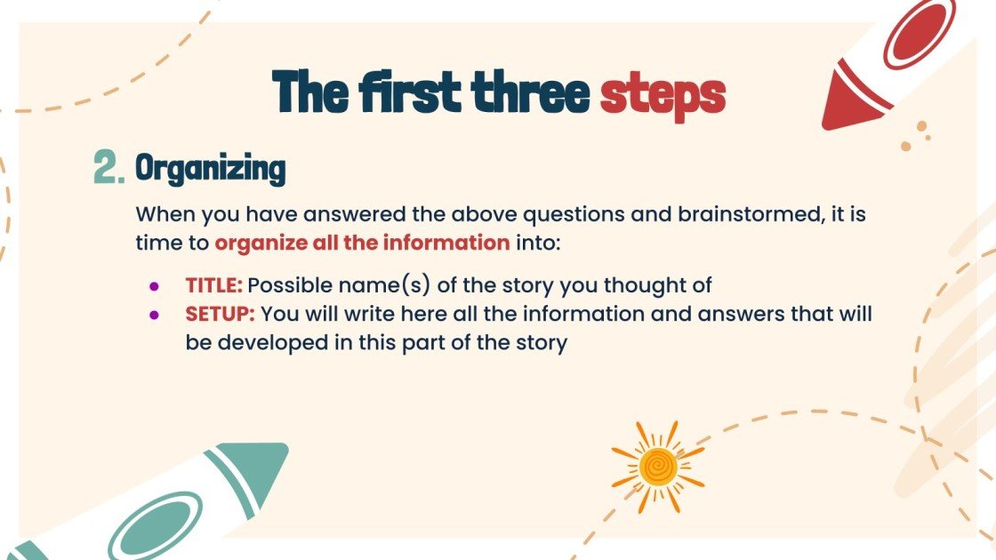 Steps for Writing a Story | Google Slides & PowerPoint