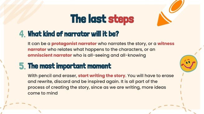 Steps for Writing a Story | Google Slides & PowerPoint