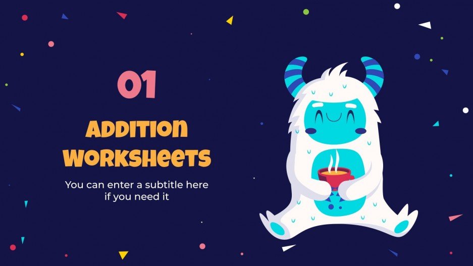 Craft With Numbers | Template for Google Slides & PowerPoint