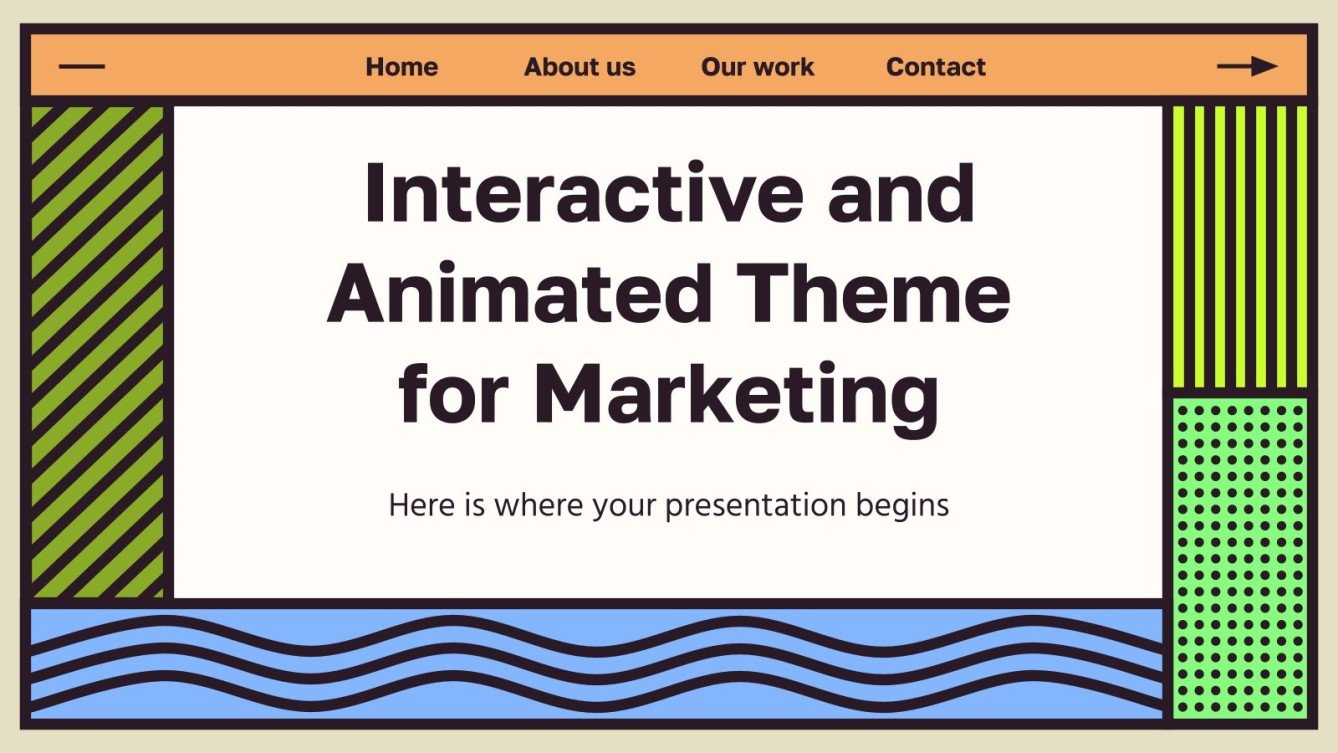 Interactive and Animated Theme for Marketing | Google Slides