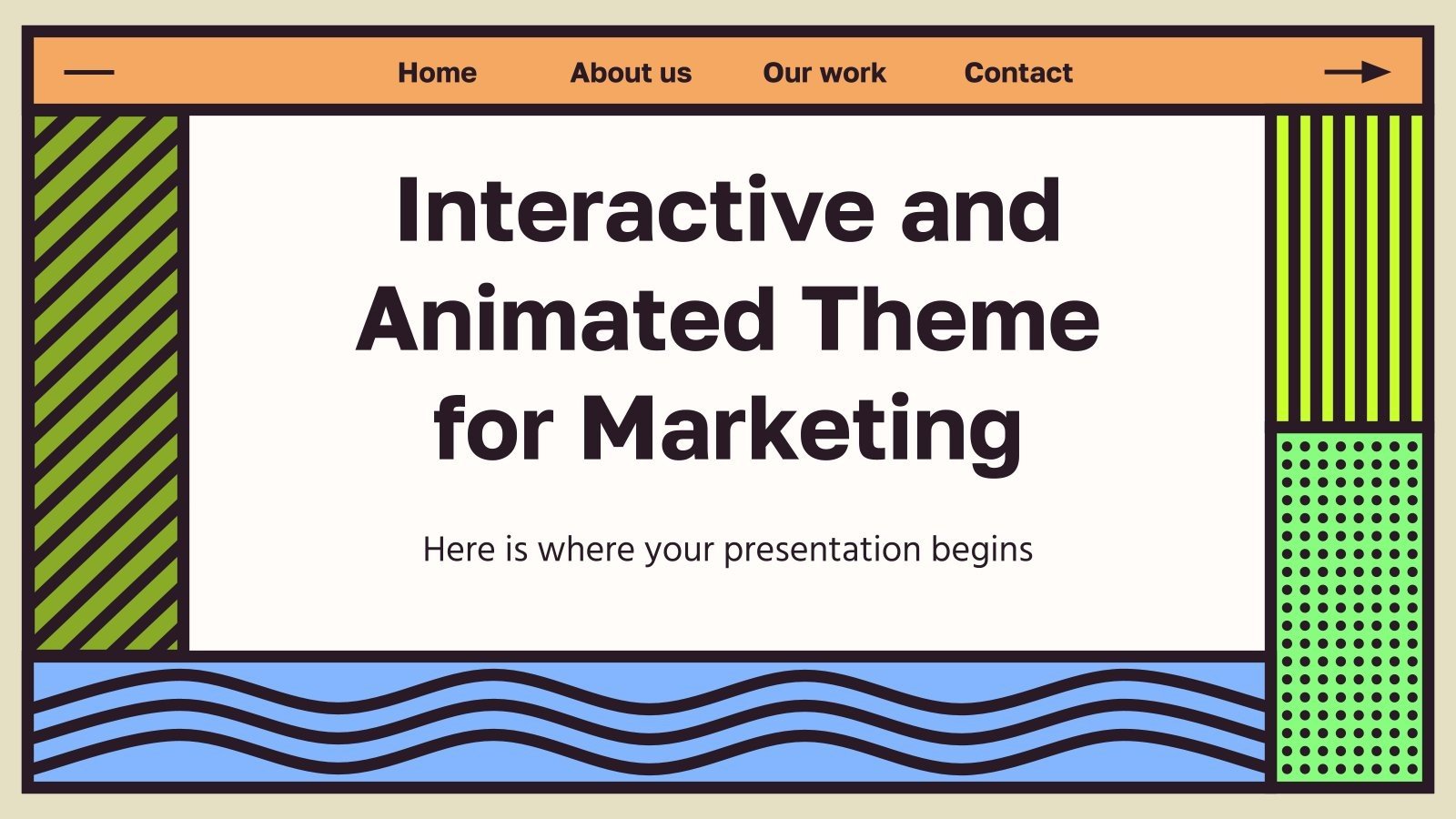 Plantillas gratis con diseño Interactivo para Google Slides y PPT