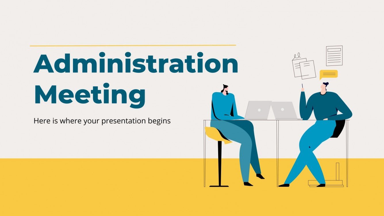 Administration Meeting Google Slides & PowerPoint template