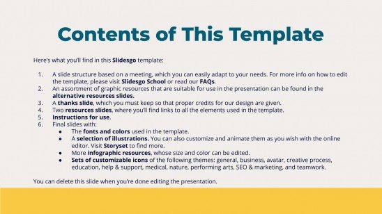 Administration Meeting Google Slides & PowerPoint template
