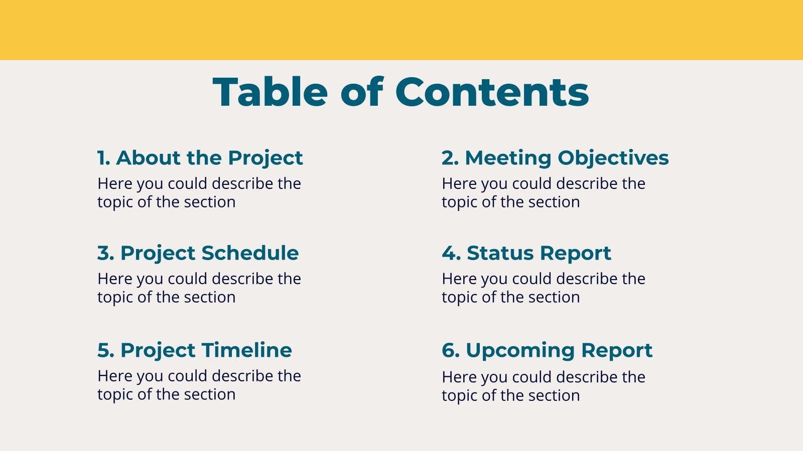 Administration Meeting Google Slides & PowerPoint template