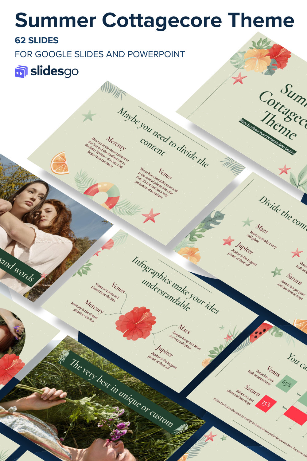 Summer Cottagecore Theme | Google Slides & PowerPoint