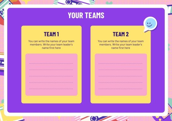Family Fewd Printable Scoreboard | Google Slides & PPT