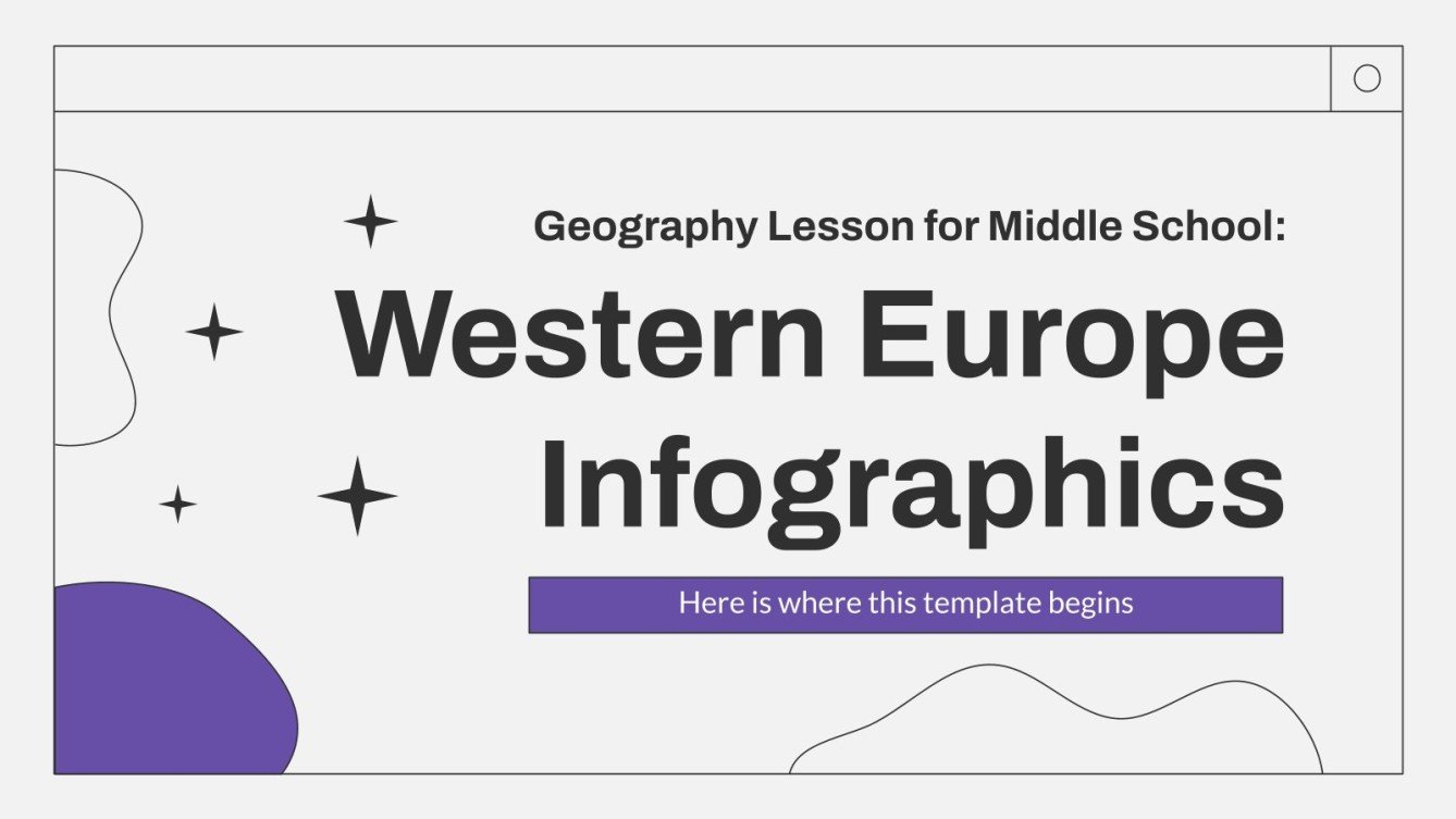 Geography Lesson: Western Europe Infographics