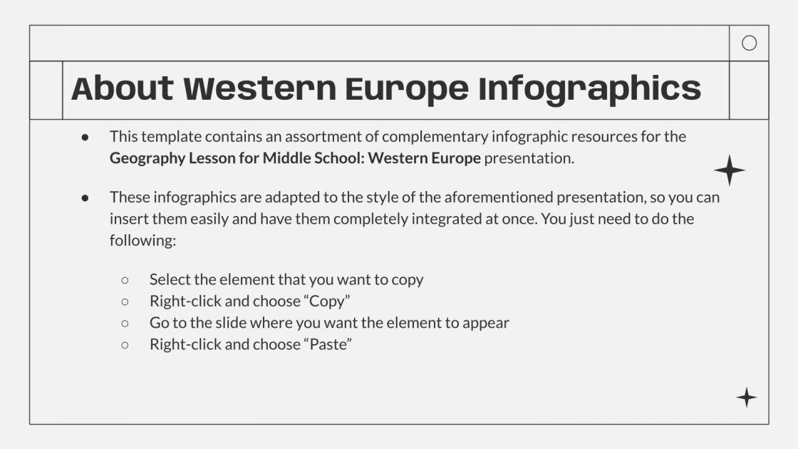 Geography Lesson: Western Europe Infographics