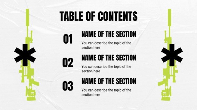Firearms Minitheme | Google Slides & PowerPoint