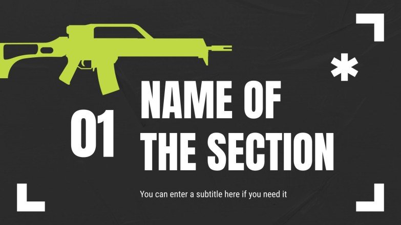 Firearms Minitheme | Google Slides & PowerPoint
