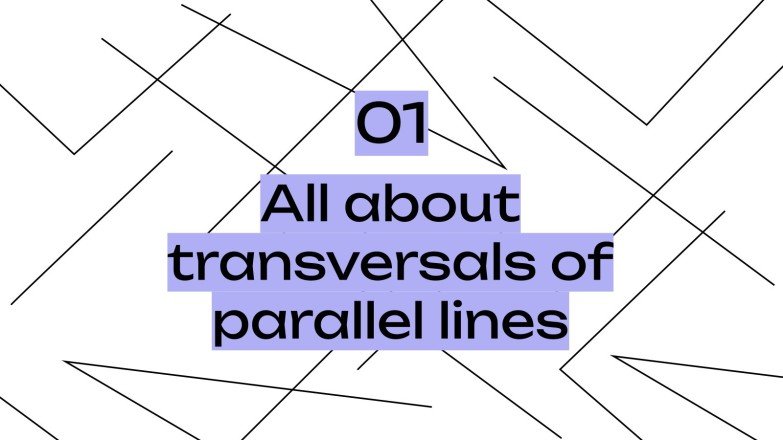 Transversals of Parallel Lines | Google Slides & PowerPoint