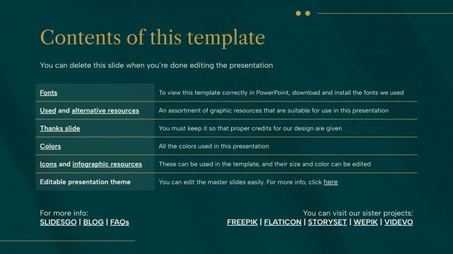 Emerald Green Palette Pitch Deck | Google Slides & PPT