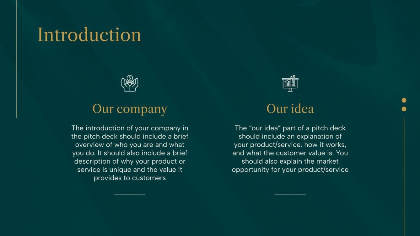 Emerald Green Palette Pitch Deck | Google Slides & PPT