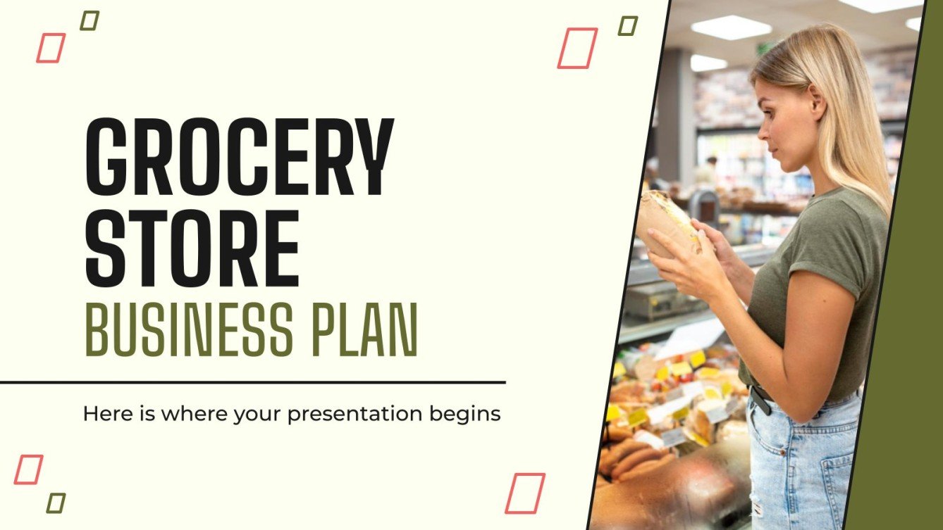 Grocery Store Business Plan | Google Slides & PowerPoint