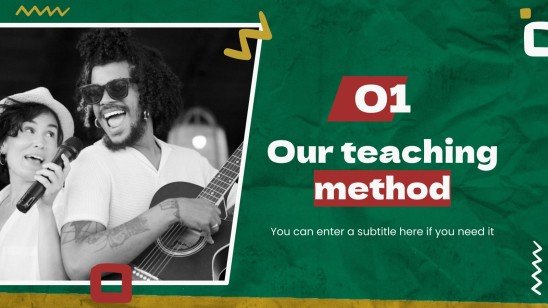 Reggae School Center | Google Slides and PowerPoint