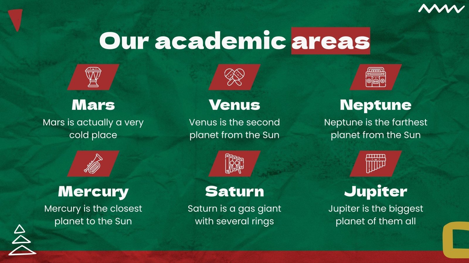 Reggae School Center | Google Slides and PowerPoint