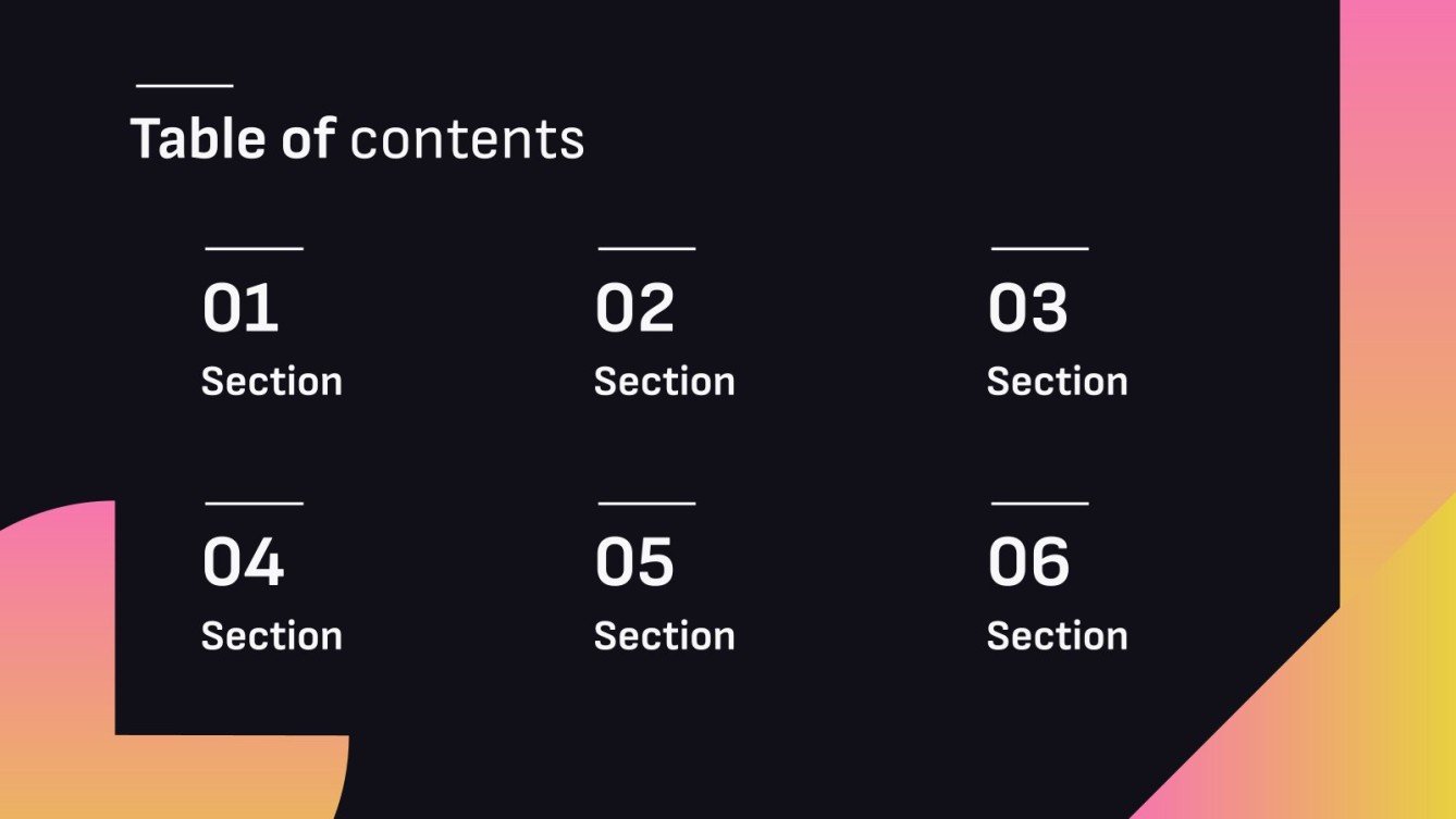 Geometric Gradient Professional Theme | Google Slides