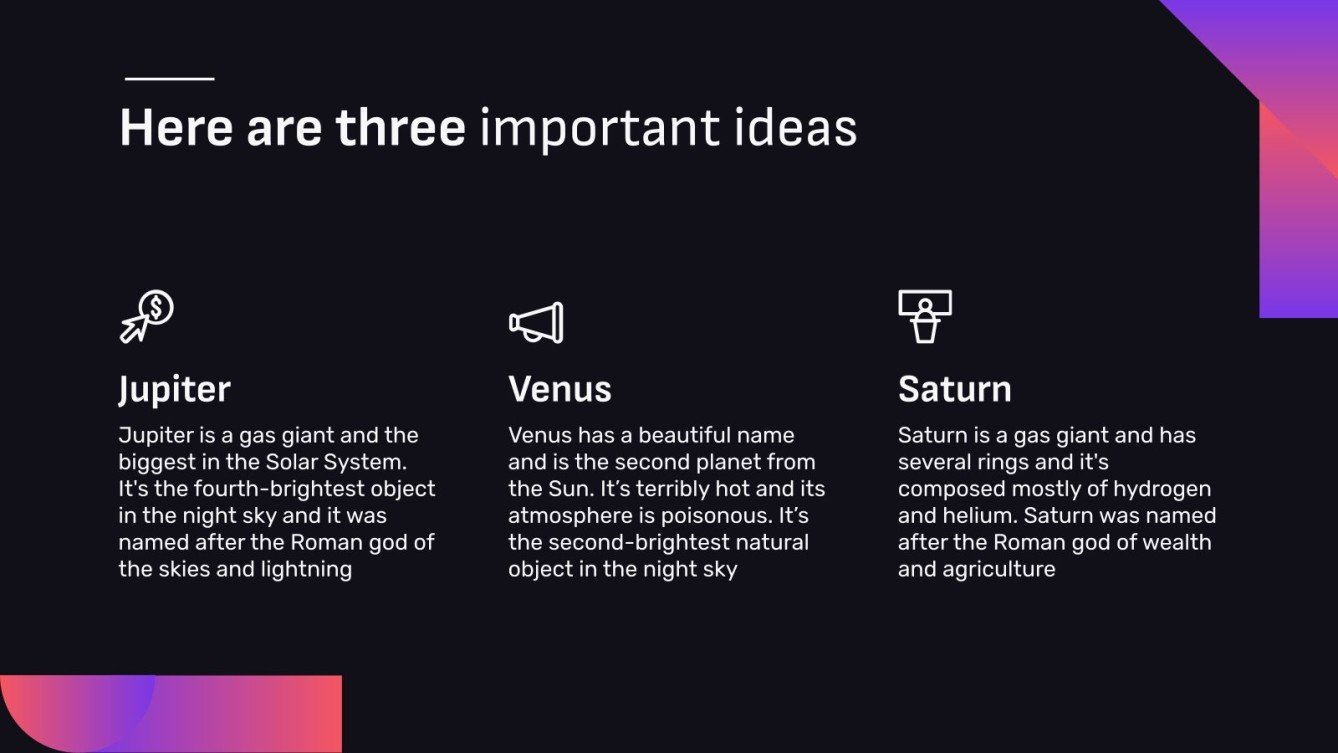 Geometric Gradient Professional Theme | Google Slides