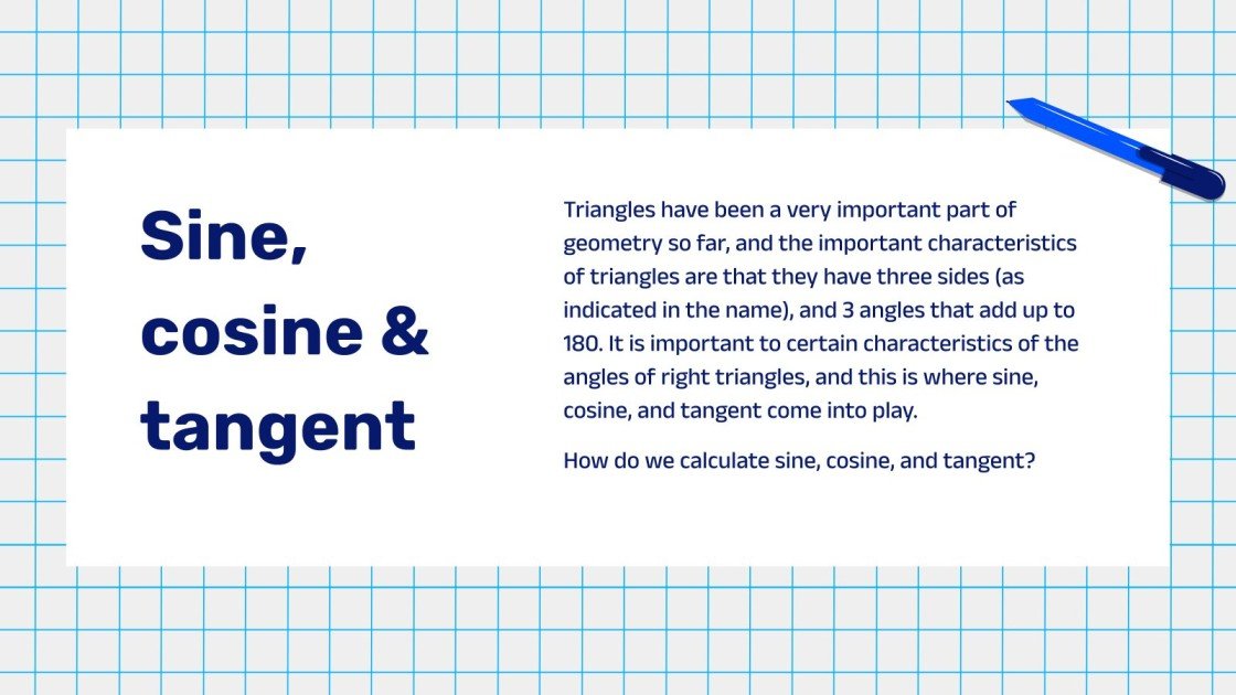 An Intro to Sine, Cosine, and Tangent | Google Slides & PPT