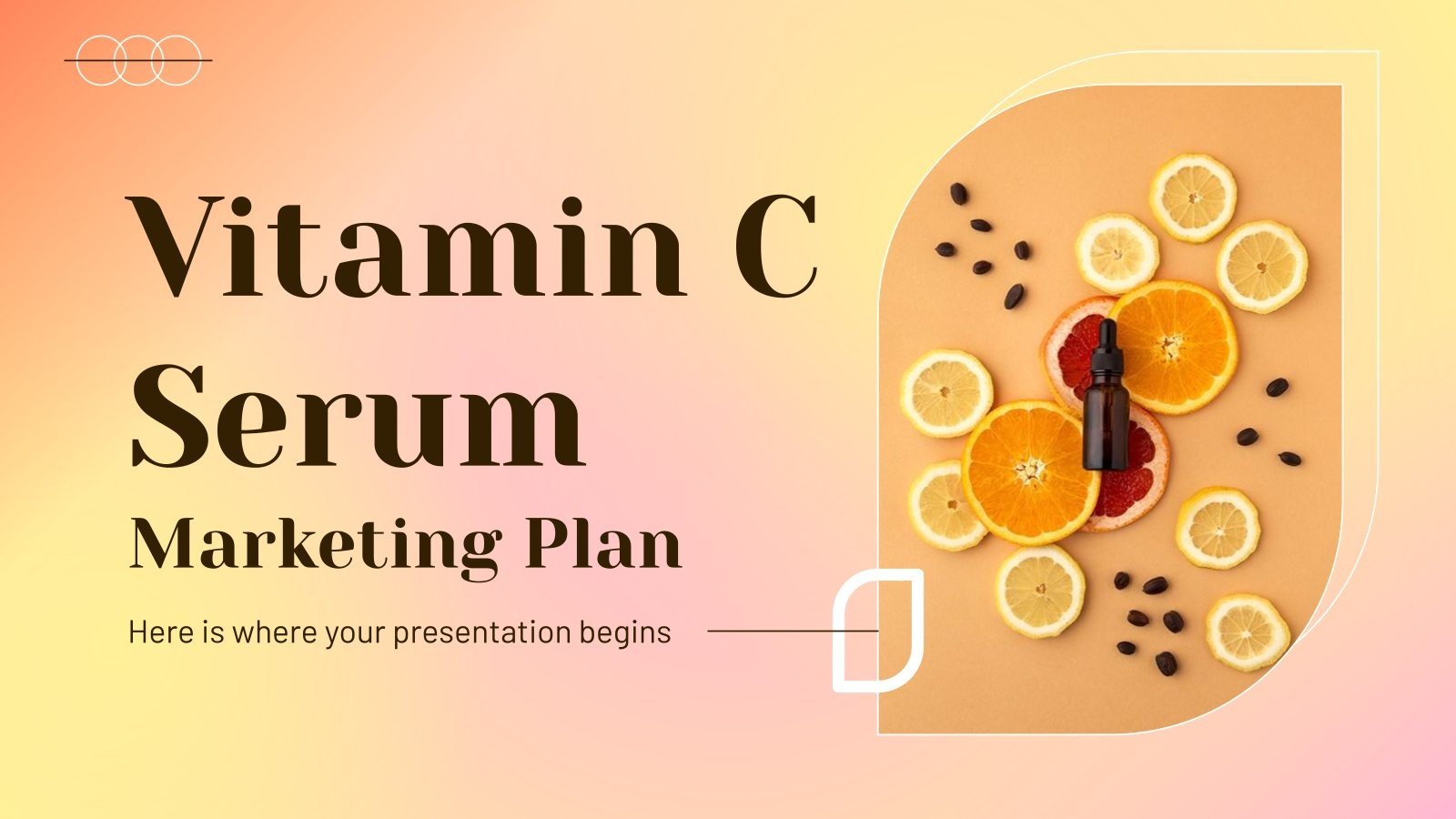 Vitamin C Serum Marketing Plan | Google Slides & PowerPoint