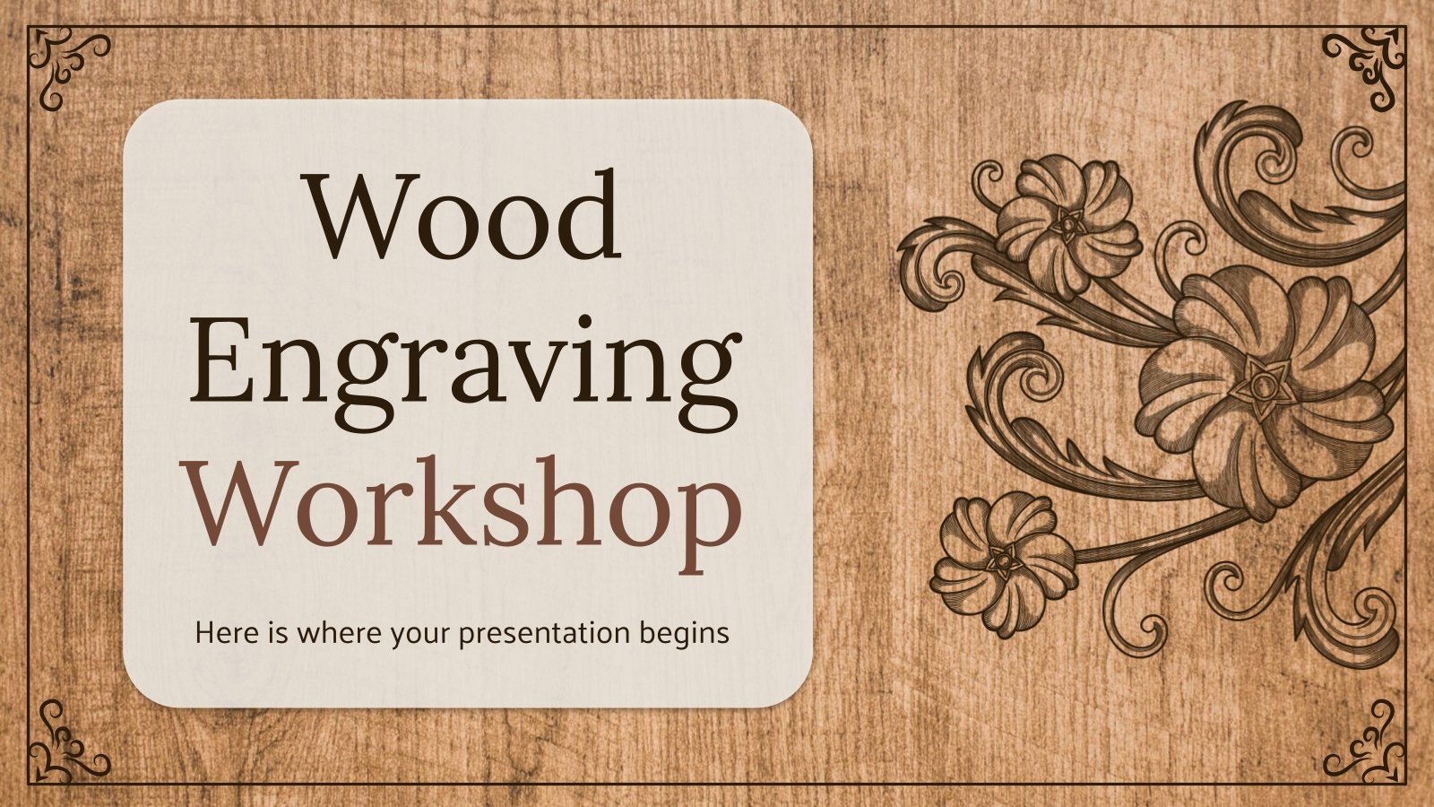 Free templates about Wood for Google Slides & PowerPoint