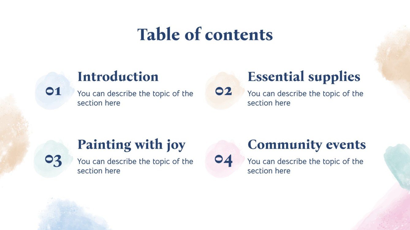 Happy Watercolor Month | Google Slides & PowerPoint