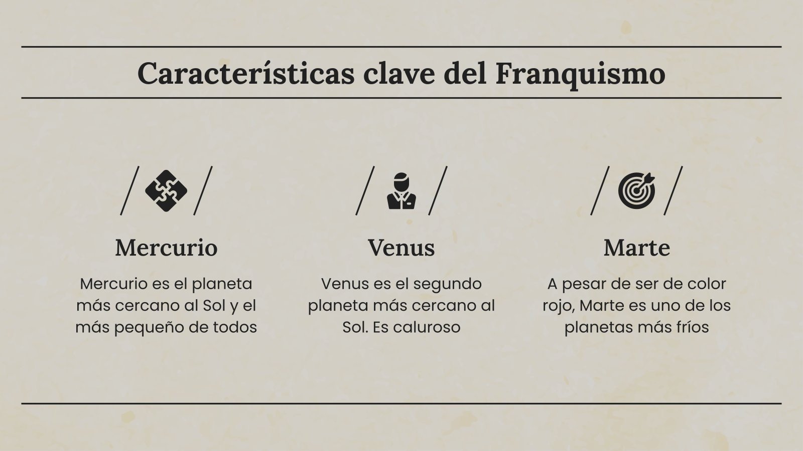 History Subject for High School: Francoism | Google Slides