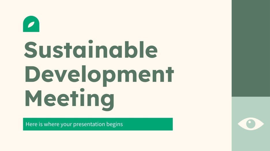 The Sustainable Development Goals Presentation