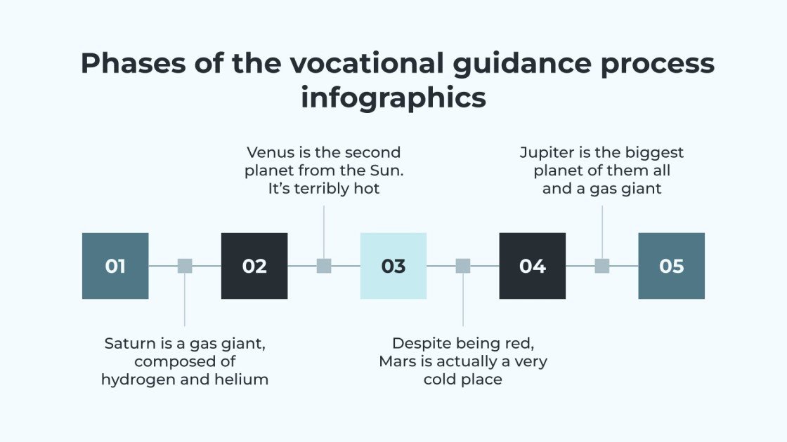 Phases of the Vocational Guidance Process Infographics