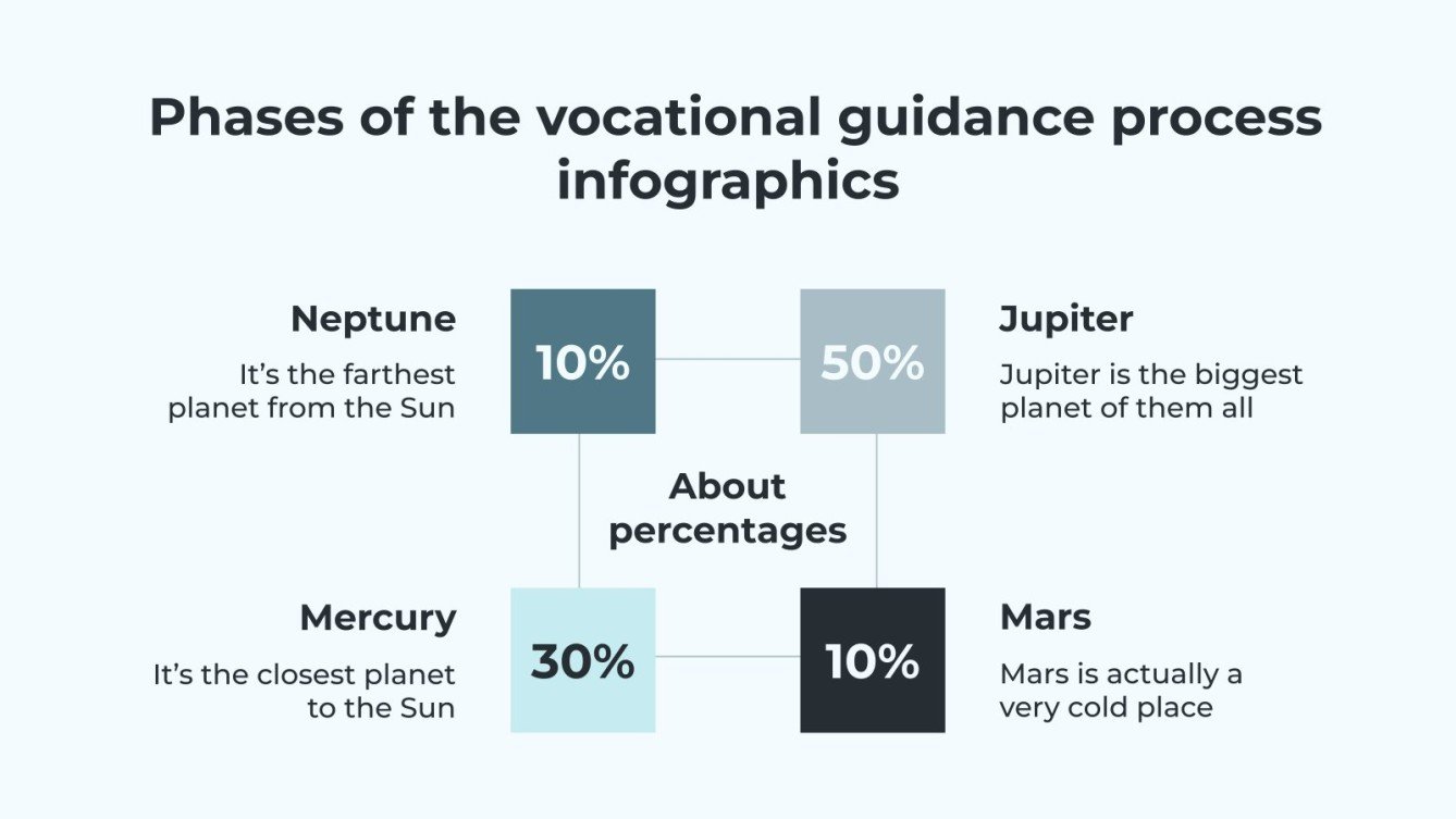 Phases of the Vocational Guidance Process Infographics